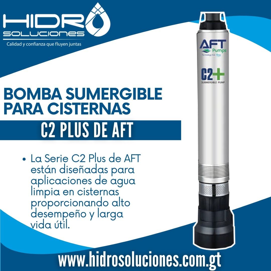 Bomba Sumergible para Cisterna AFT C2 Plus - Hidro Soluciones